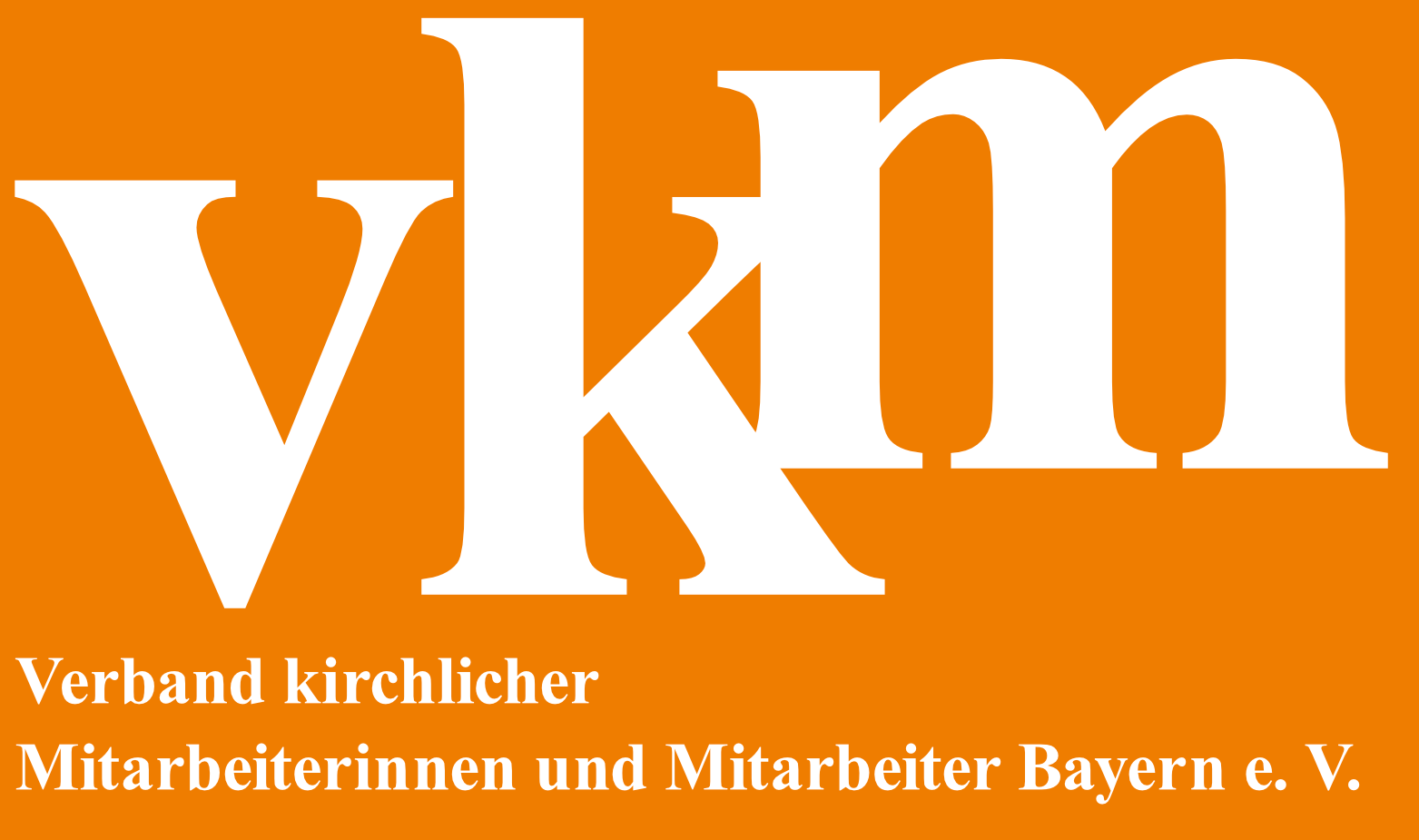 vkm-Verbands Logo negativ - vkm-Bayern